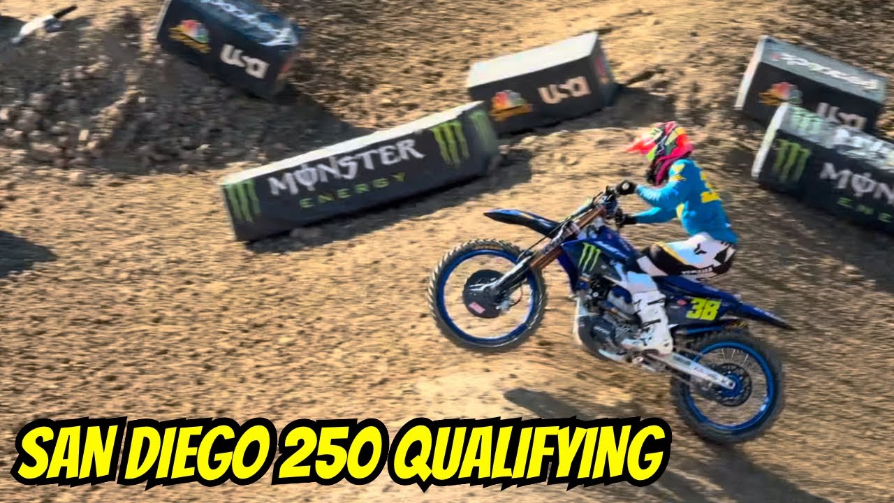 San Diego Supercross 250 Qualifying - YouTube