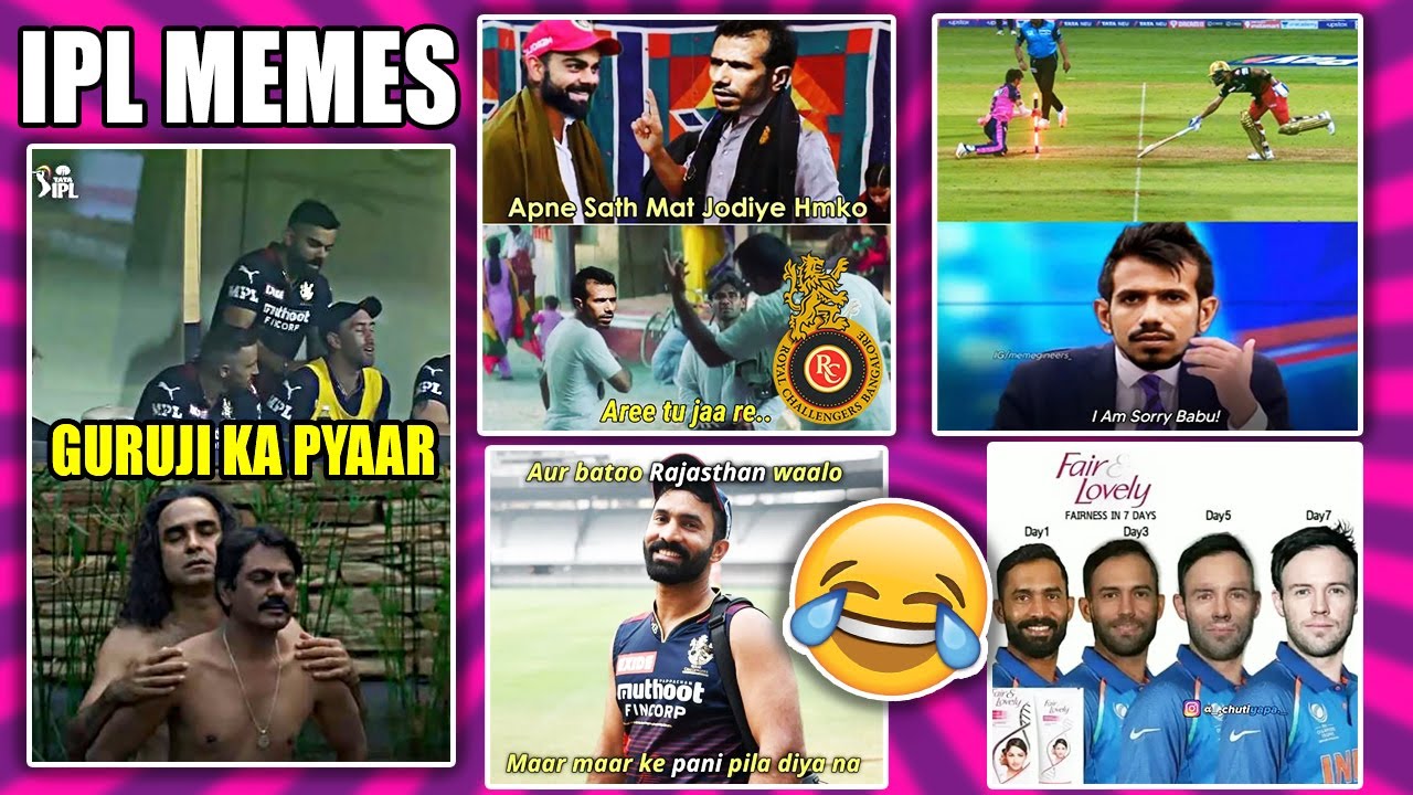 RCB vs RR IPL 2022 MEMES are EPIC ! 😂 - YouTube