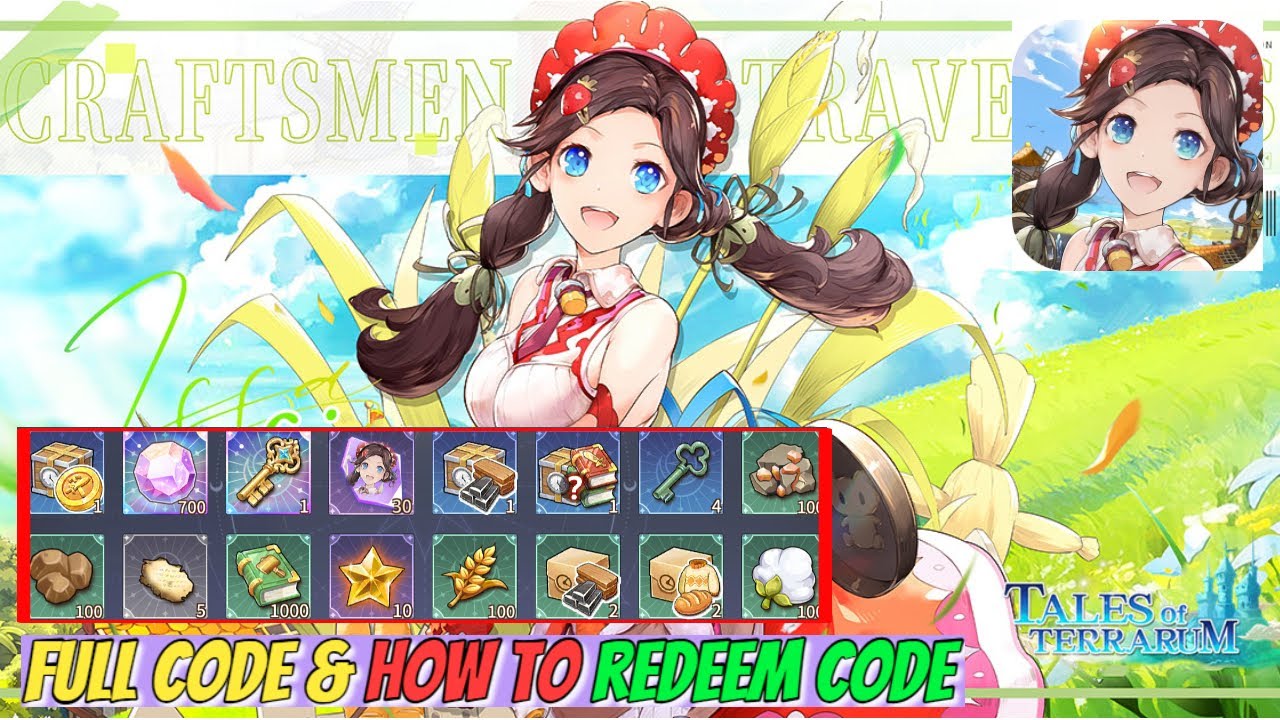 Full Code Tales of Terrarum & How To Redeem Code - YouTube
