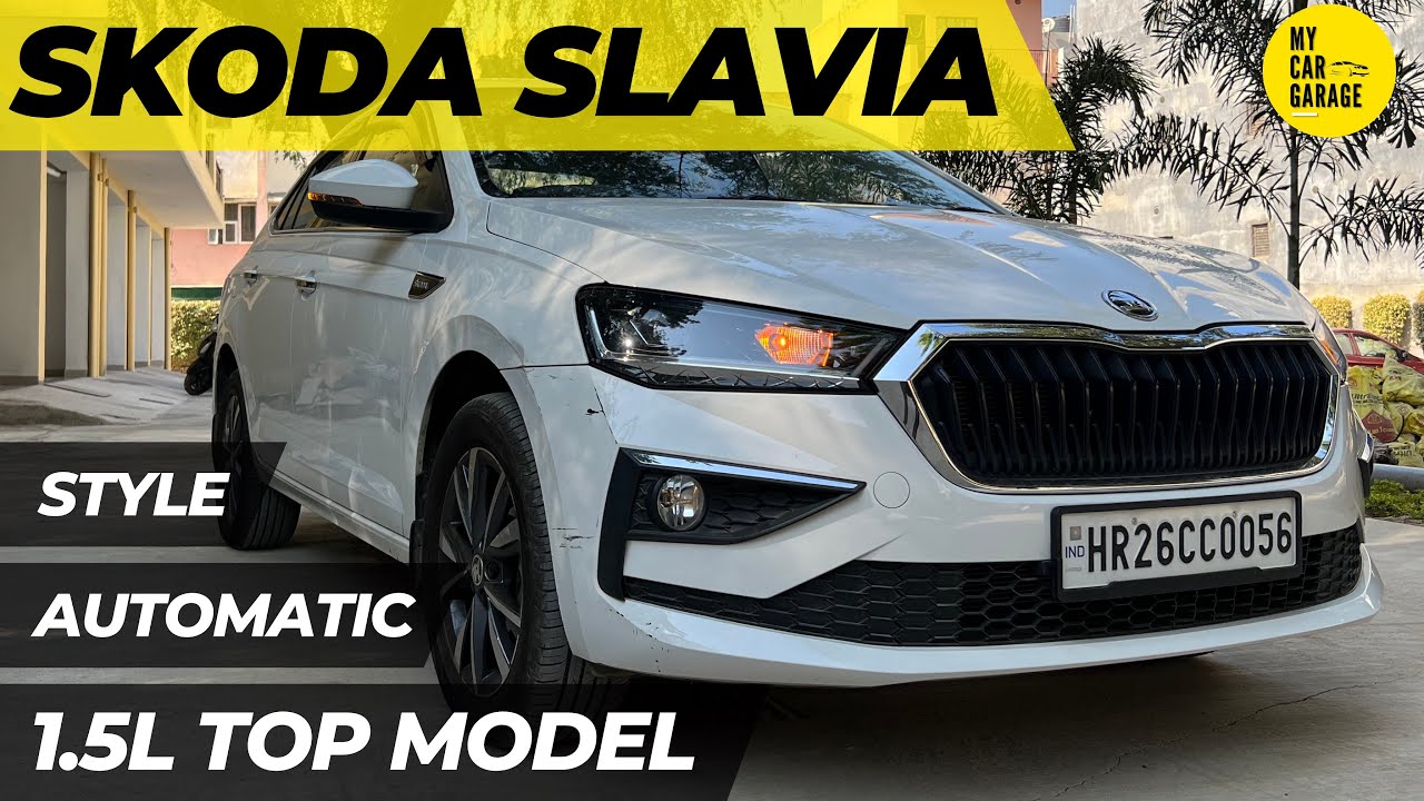 Skoda Slavia Style 1.5L TSI DSG | Top Model | Automatic | White Colour ...