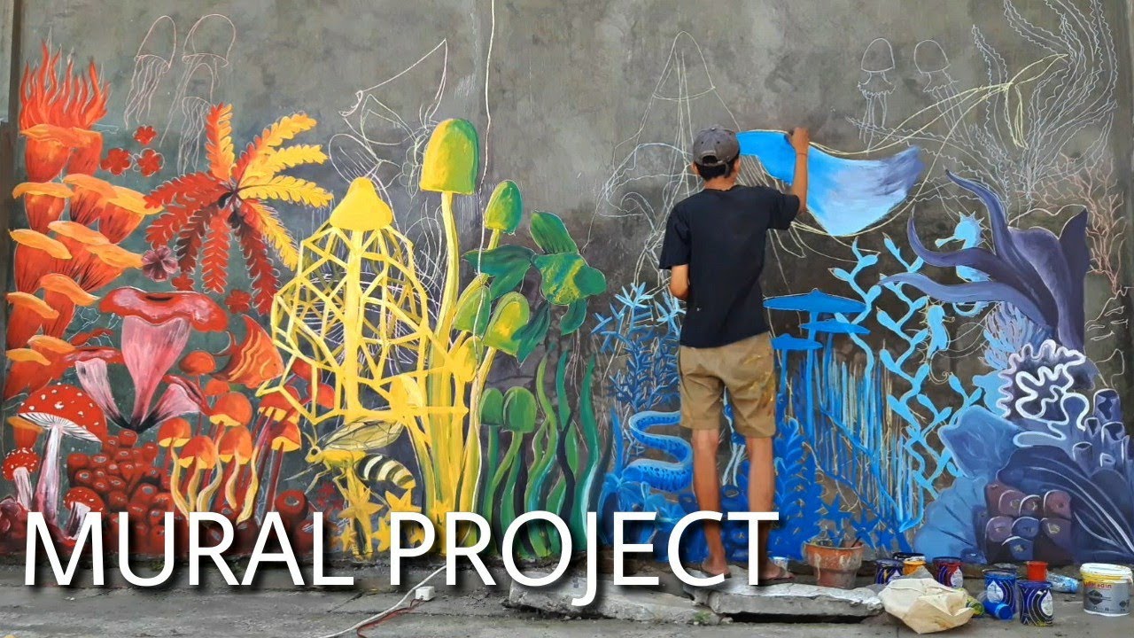 MURAL PROJECT "Two Day in 14 minutes timelapse" - YouTube