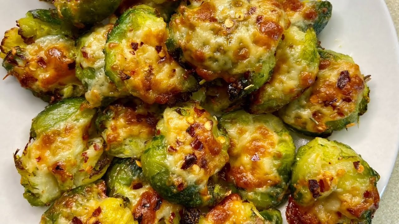 Crispy crunchy Brussels sprouts/ Easy Christmas Brussels sprouts recipe ...