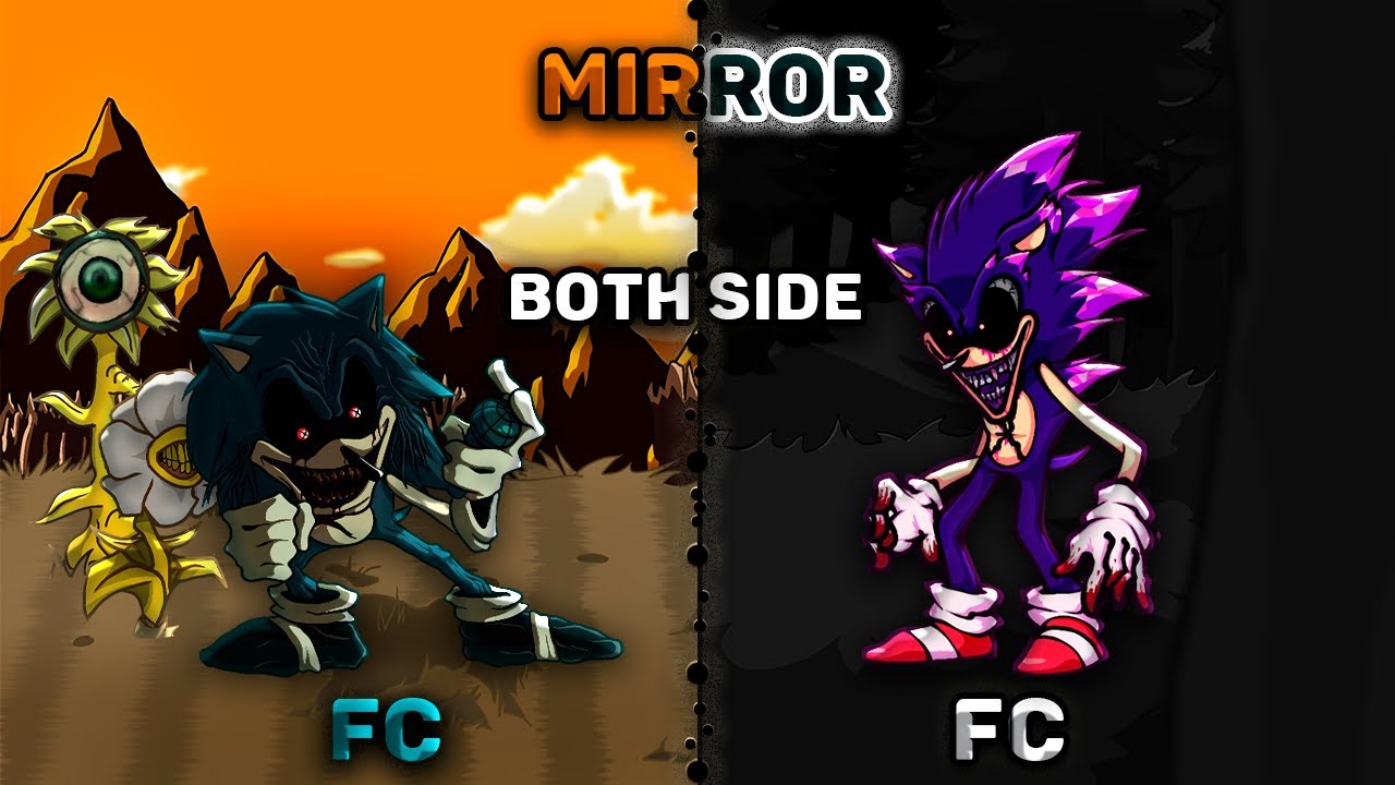 Friday Night Funkin|vs Sonic.exe - Mirror|FC(Both side) - YouTube