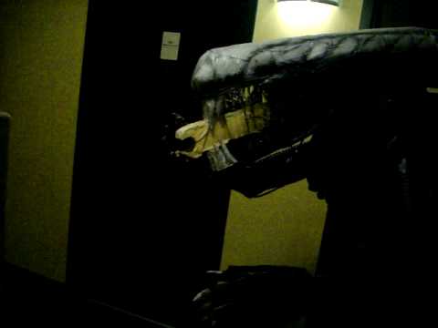 My Alien Costume at Costume-Con 27, 2009, Close-up of the Mouth