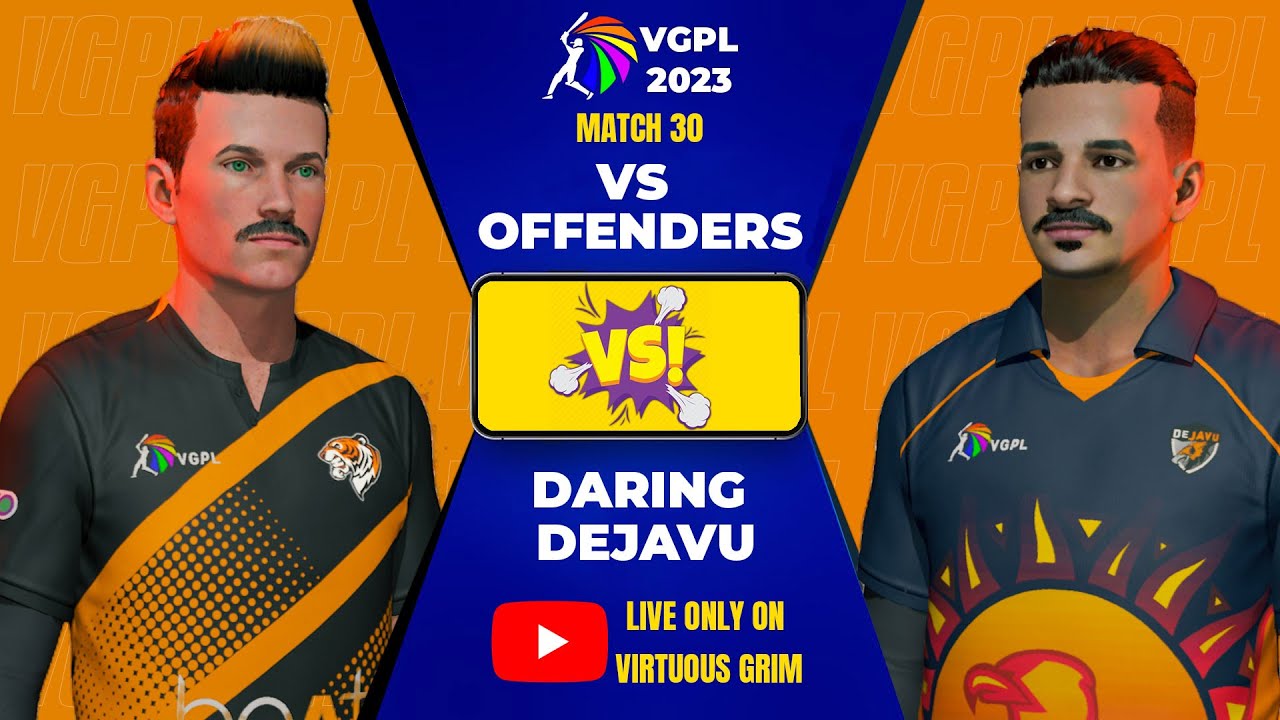 VS OFFENDERS vs DARING DEJAVU| CRICKET 22 LIVE IN KANNADA - YouTube