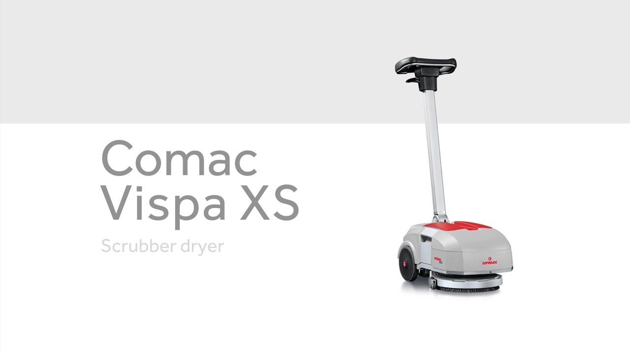 Comac Vispa XS scrubber dryer - Taymec - YouTube