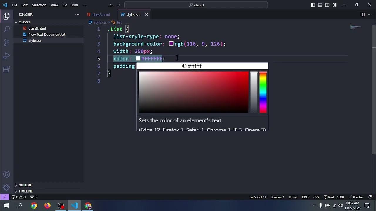 CSS class 3 | Part 1 - YouTube