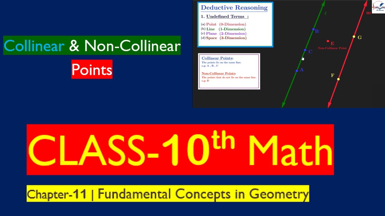 05- Collinear and Non-Collinear Points - YouTube