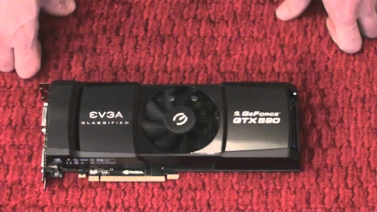 EVGA Classified GeForce GTX590 Unboxing & Comparison - YouTube