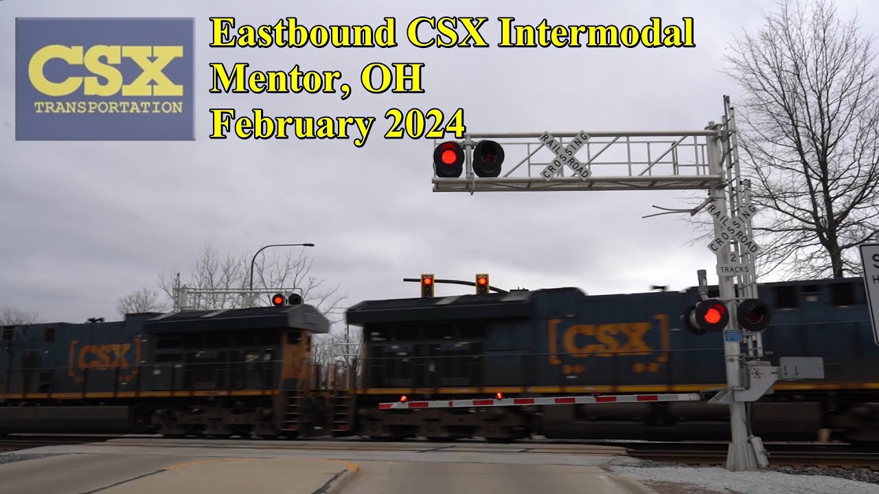 Railfanning: Mentor, OH (CSX Intermodal) - YouTube