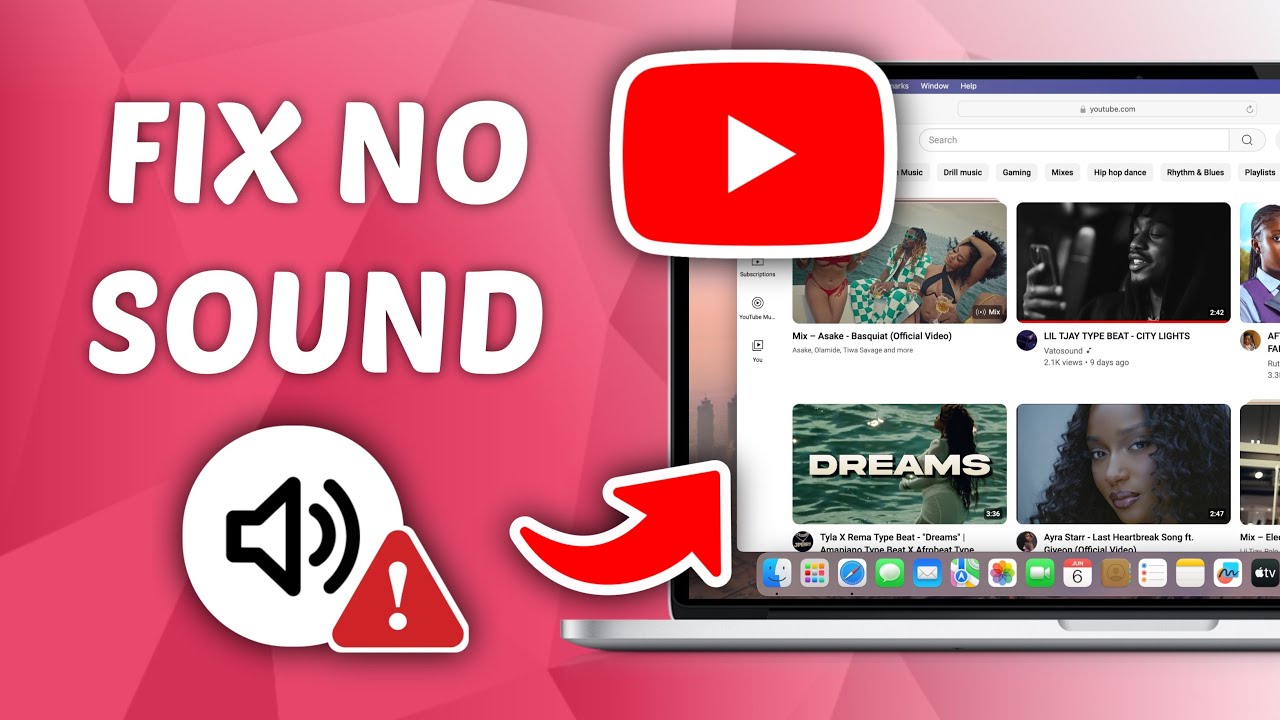 How to Fix No Sound in YouTube on MacBook - YouTube