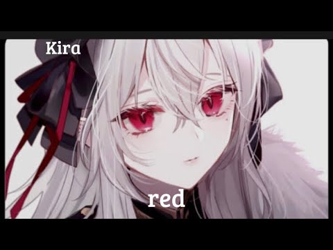 Nightcore - red (lyrics ) - YouTube