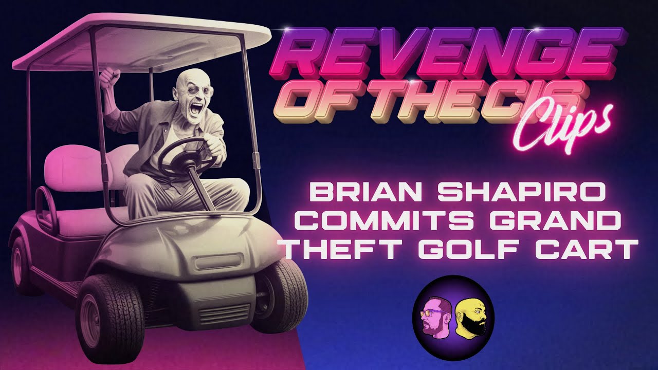 Brian Shapiro Stole A Golf Cart At A Charity Event | ROTC Clips - YouTube