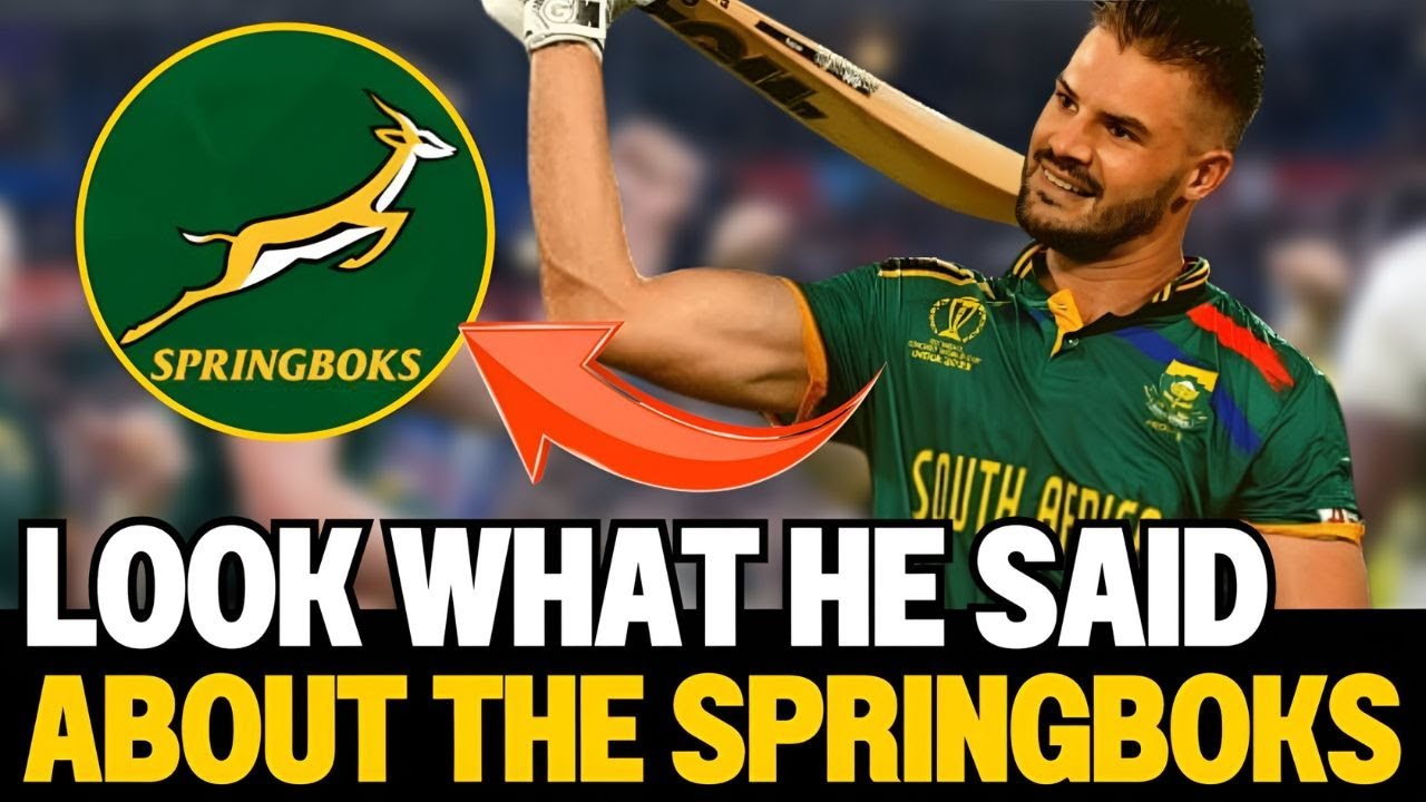 🚨They're Taking It Seriously! Aiden Markram On The Springboks | SPRINGBOKS NEWS - YouTube