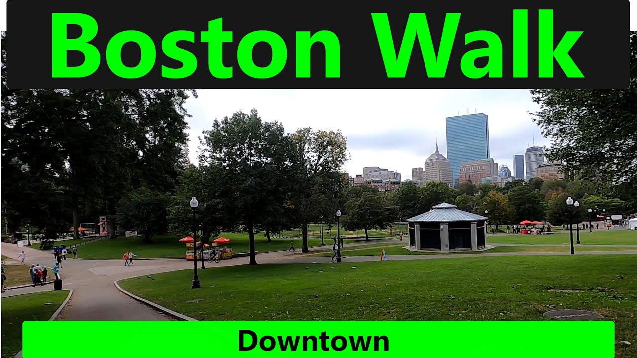 Boston Walk: Downtown - YouTube