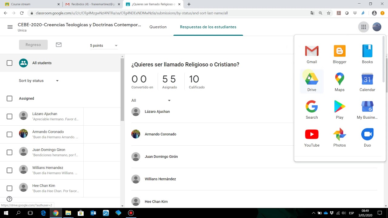Uso Básico de Classroom - YouTube