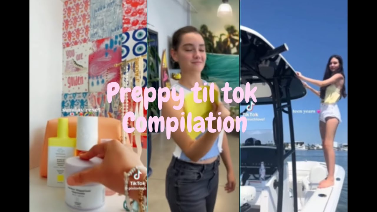 Preppy Tik tok Compilation Pt.1 🌸🌺🎀💅🛍️💄 - YouTube