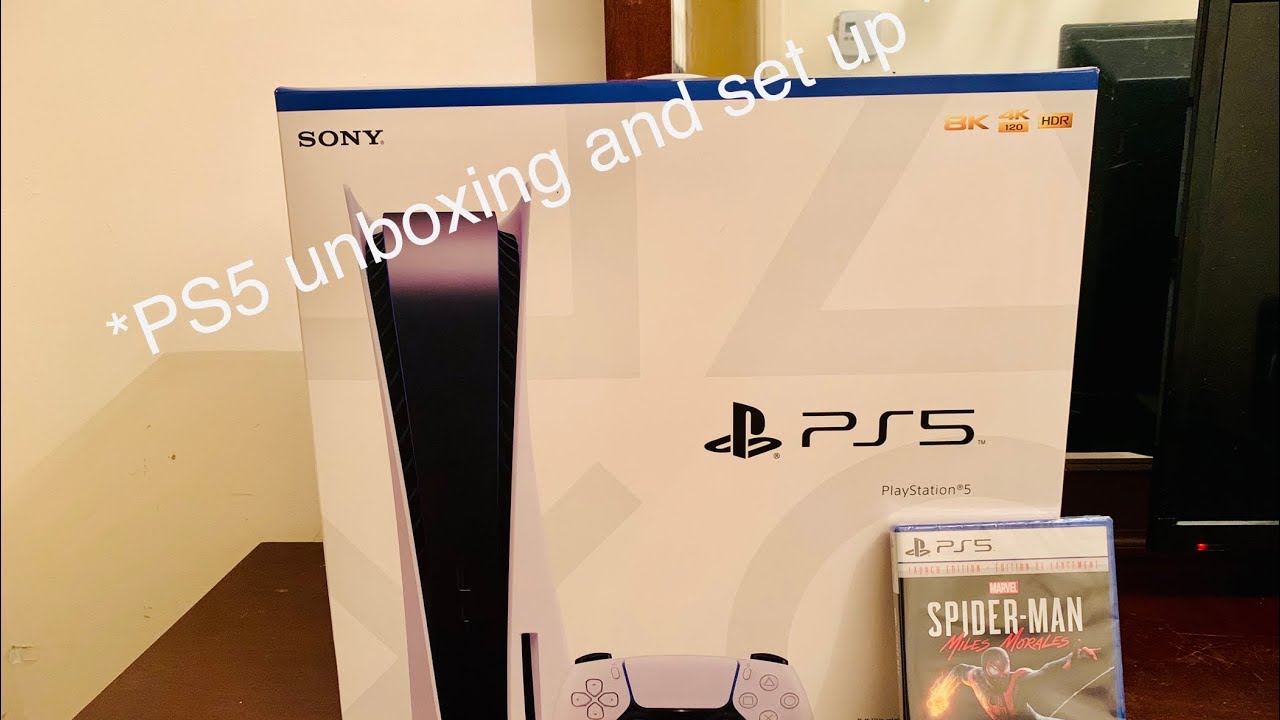 PS5 UNBOXING and SETUP - YouTube