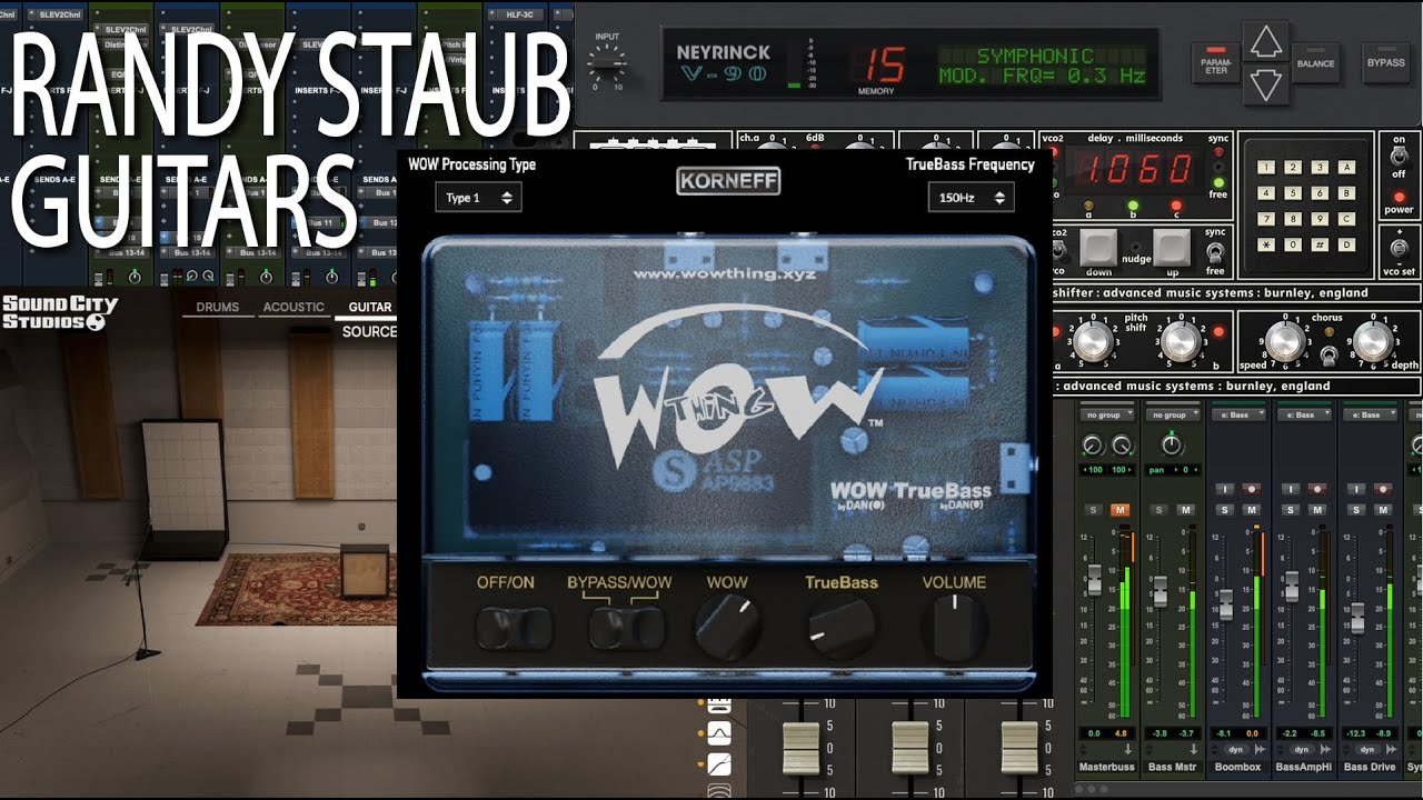 Randy Staub Guitar Mixing, SRS/Korneff WOW Thing, Pitch Shifting, and ...