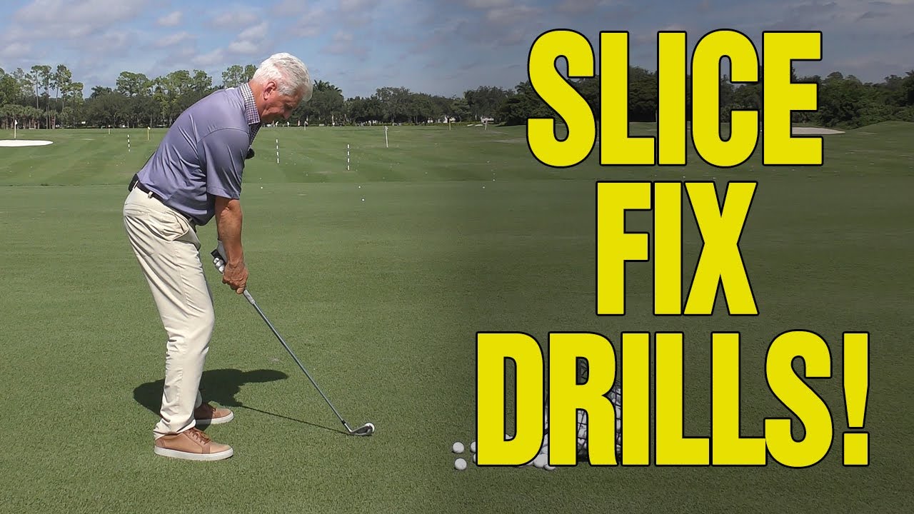 GOLF SWING SLICE FIX DRLLS (TOSS A HAT AND FIX YOUR SLICE??) - YouTube