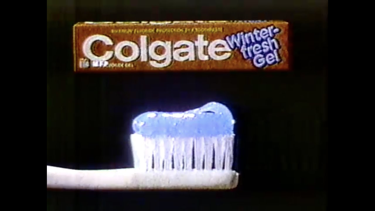 Colgate Winterfresh Gel Commercial - 1981 - YouTube