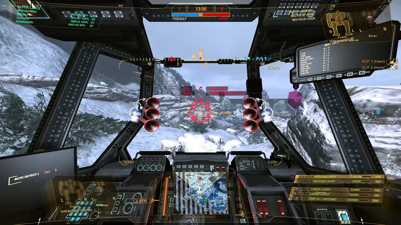 MechWarrior Online Quick Draw QKD-4G Skermisher - YouTube