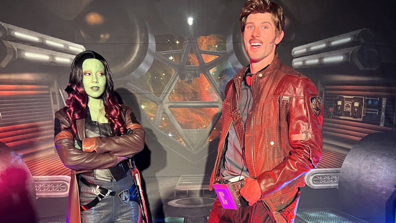 We Meet Star-Lord & Gamora at Guardians of the Galaxy: Cosmic Rewind ...