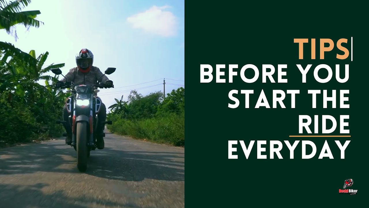 Motorcycle Maintenance Tips (Before you start the Ride on Everyday ...
