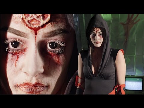 Possessed Dead Girl Halloween Makeup Tutorial 2015 - YouTube