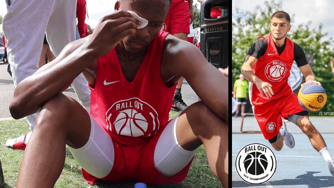 He BROKE his EYE playing in the UK's BIGGEST Basketball 3x3 competition ...