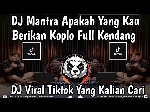DJ MANTRA APAKAH YANG KAU BERIKAN SOUND rizaltoday || DJ MUTIARA IPANK VIRAL TIKTOK TERBARU 