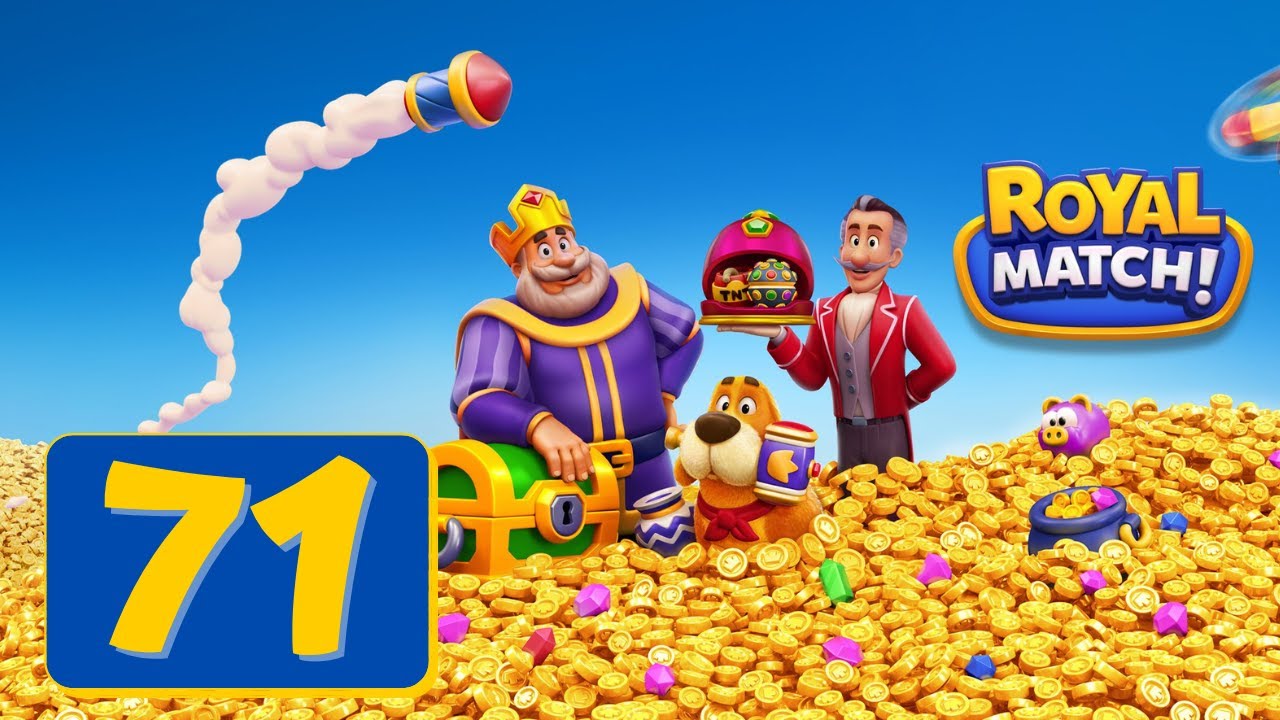 Royal Match - Area 71 - Bazaar - Gameplay - YouTube