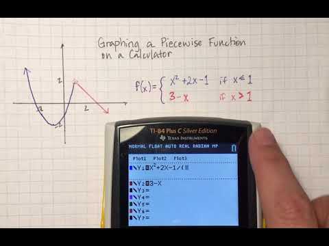 Graphing Piecewise Functions on a Ti84 - YouTube