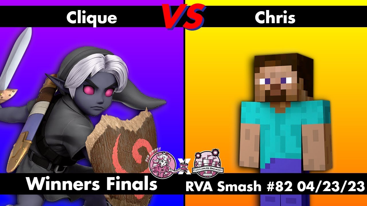RVA Smash #82: Clique (Young Link) vs Chris (Steve) | WINNERS FINALS ...