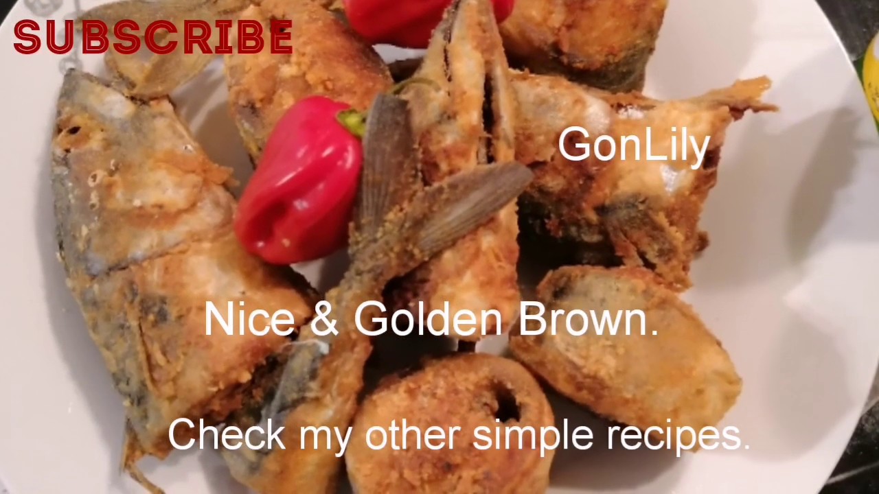 Fry Fish - Fish fried to perfection BEST method. - YouTube