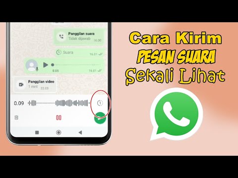 Cara Mengirim Pesan Suara WA Sekali Lihat - YouTube
