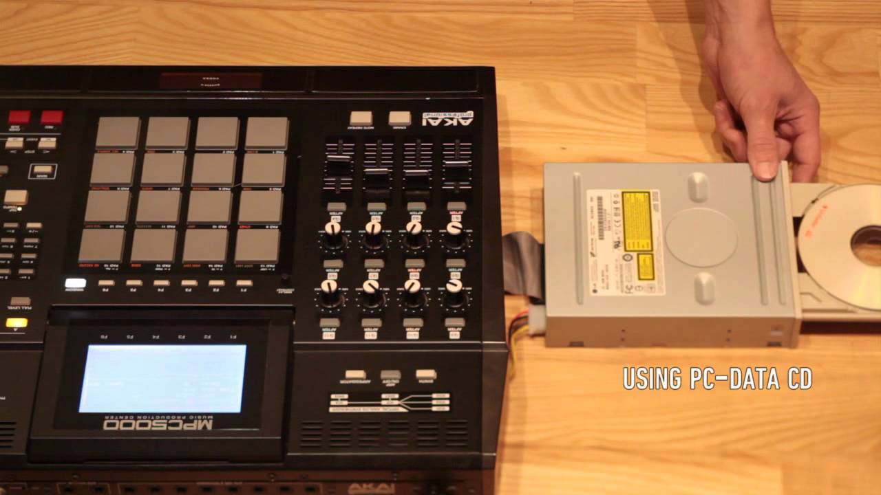 AKAI MPC5000 sampler with optional CD ROM - solved - YouTube