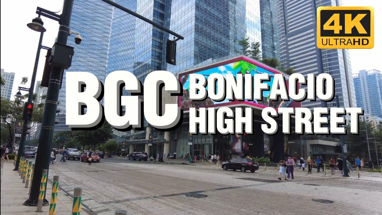 BGC Bonifacio High Street, Taguig | Walking Tour [4K UHD] - YouTube