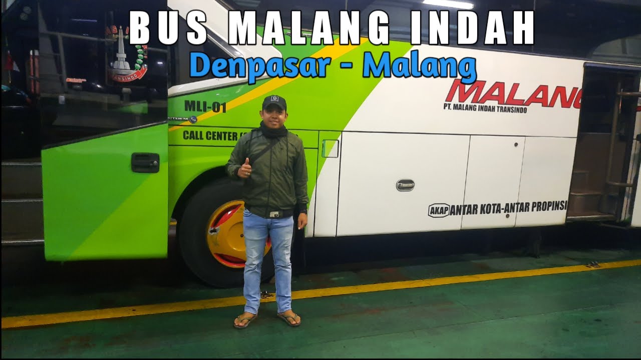 Bus Malang Indah | Jurusan Denpasar - Malang - YouTube