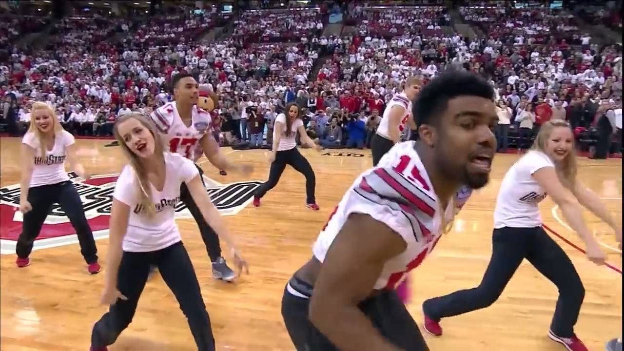 Ohio state football and dance team ft. Brutus - YouTube