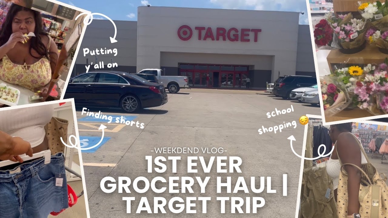 Weekend Vlog | 1st Grocery Haul, Target Trip - YouTube