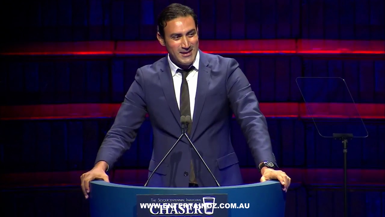 Sam McCool Speaks at The Chaser Lecture - YouTube