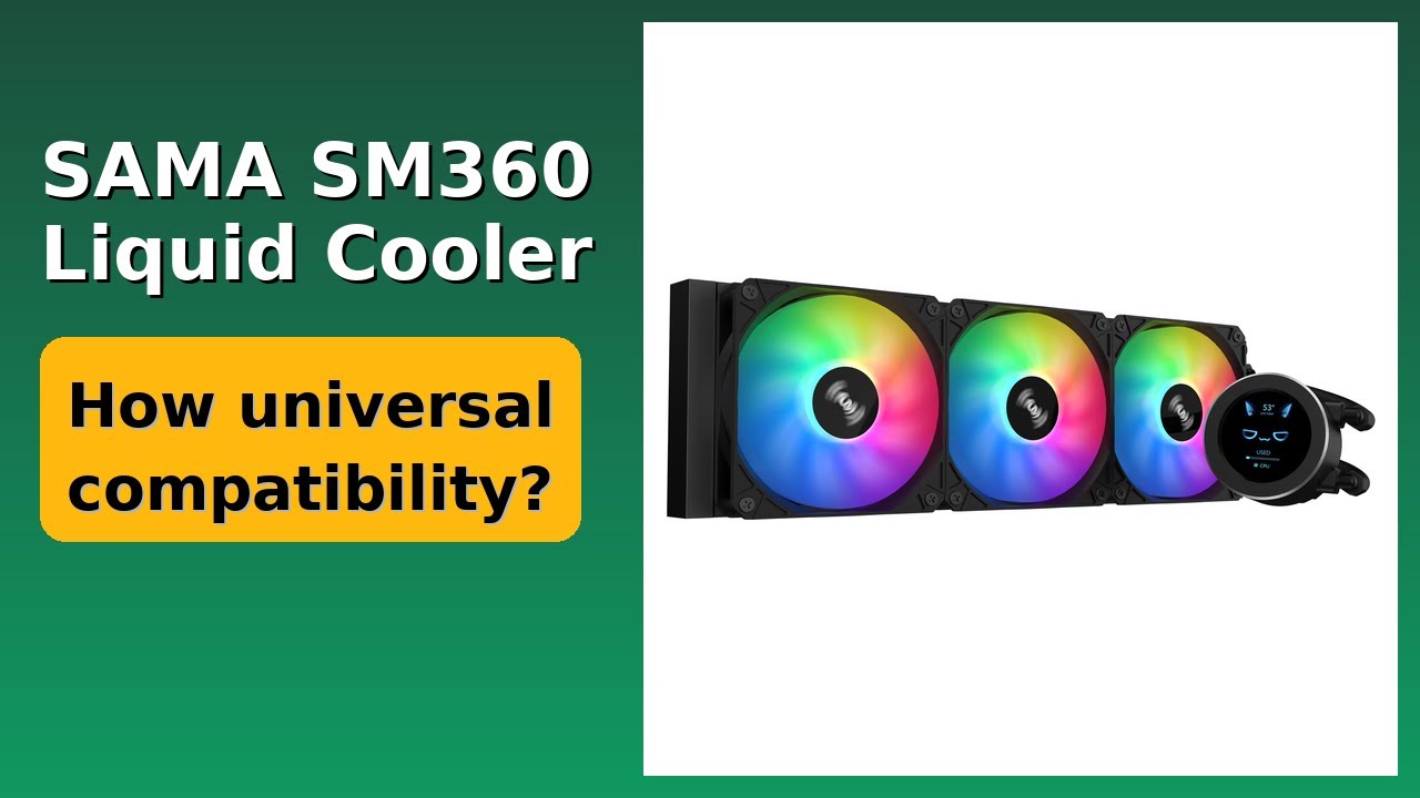REVIEW (2026): SAMA SM360 Liquid Cooler. Features. - YouTube