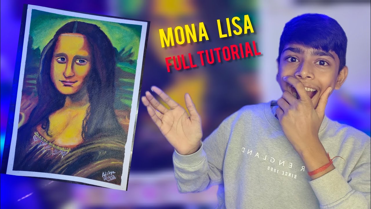 Mona Lisa Painting, Acrylic Painting 🖌️, Step by Step, Full Tutorial ...