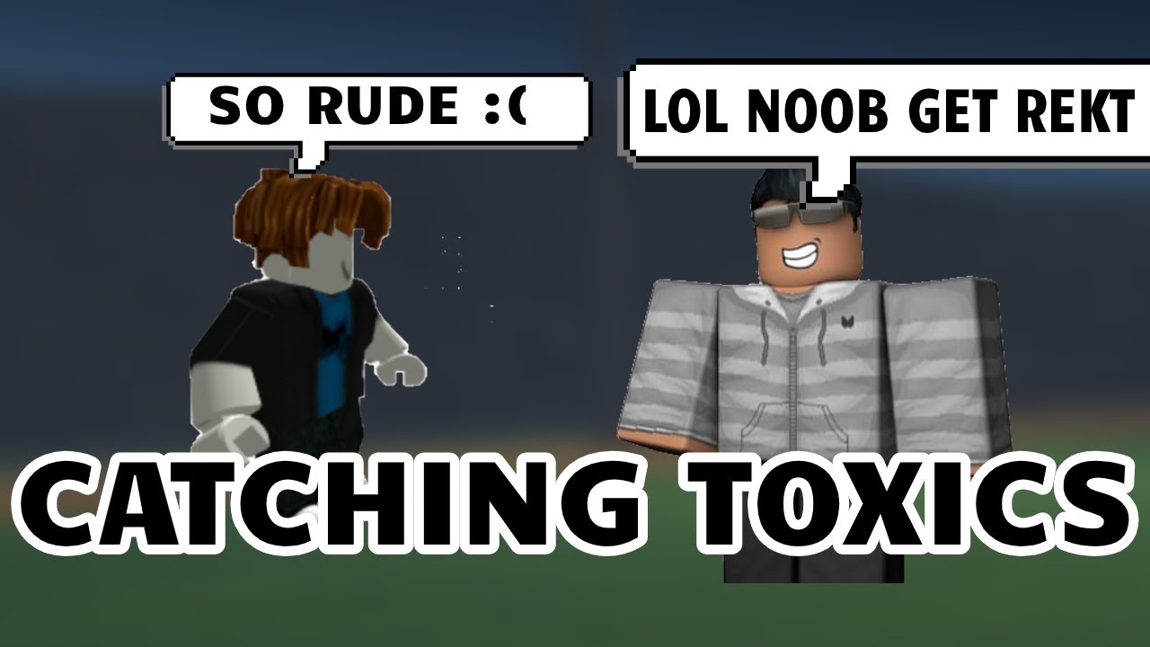 Catching Toxic people [Roblox Stand upright] - YouTube