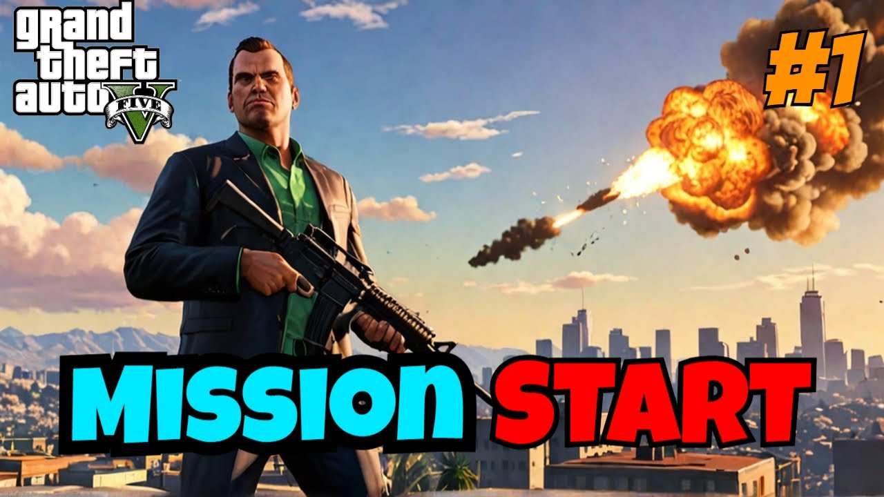 Explosive Intro Mission | GTA 5 GAMEPLAY #1 - YouTube