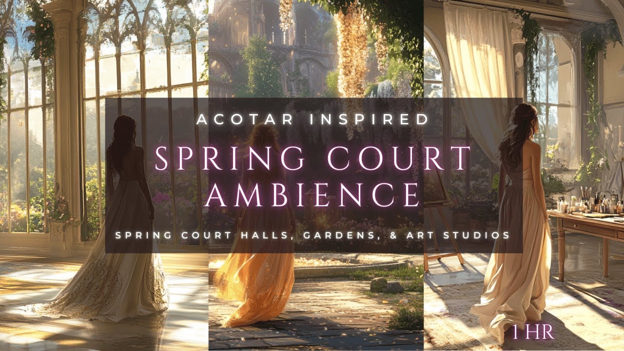 Spring Court Ambience | ACOTAR-Inspired Dream of Art, Gardens ...