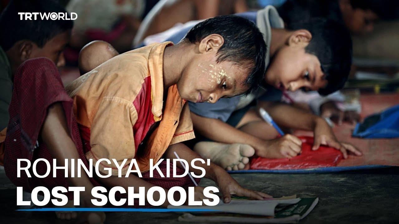 Home-based learning centre closures affecting Rohingya children - YouTube