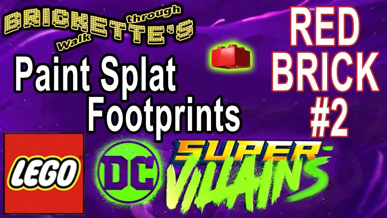 Paint Splat Footprints Red Brick in Part 2 (Level 2) “It’s Good To Be ...