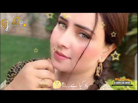 Os ni pocha ishaq keya Hain| Nadia gul New WhatsApp status | BJ fida tv